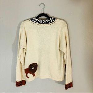 berek | Sweaters | Vintage Berek Animal Cardigan | Poshmark